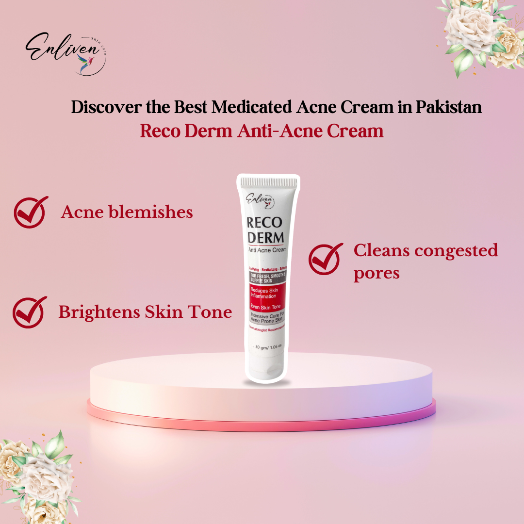Best Medicated Acne Cream in Pakistan: Reco Derm Anti-Acne Cream ...