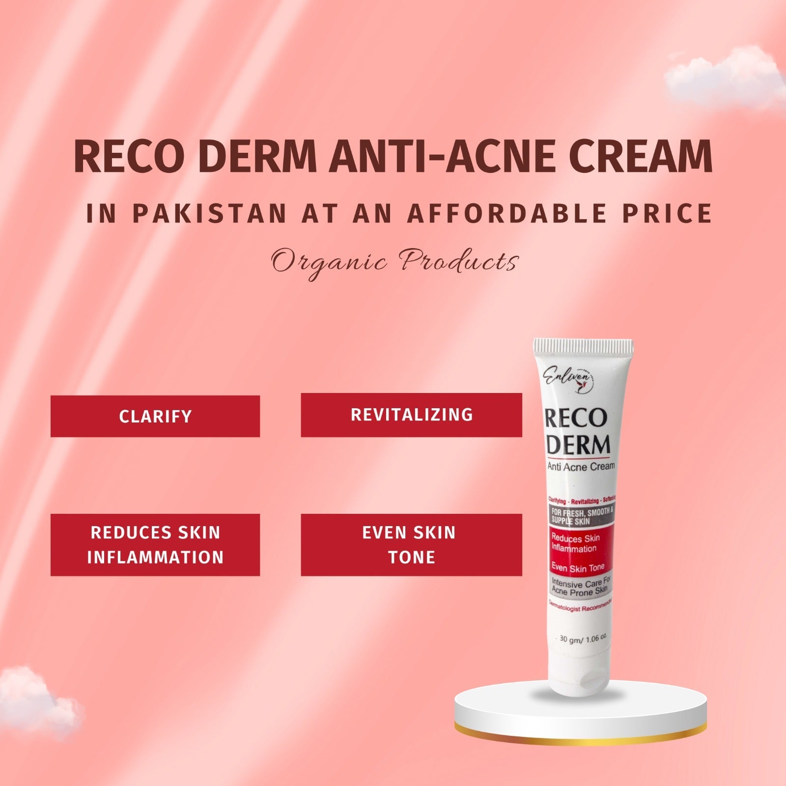 Effective Acne Treatment by Reco Derm Anti-Acne Cream. – enlivenskincare